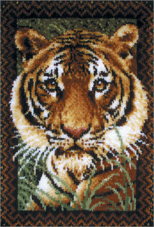 "Tiger" | Latch Hook Kit at Everything Latch Hook