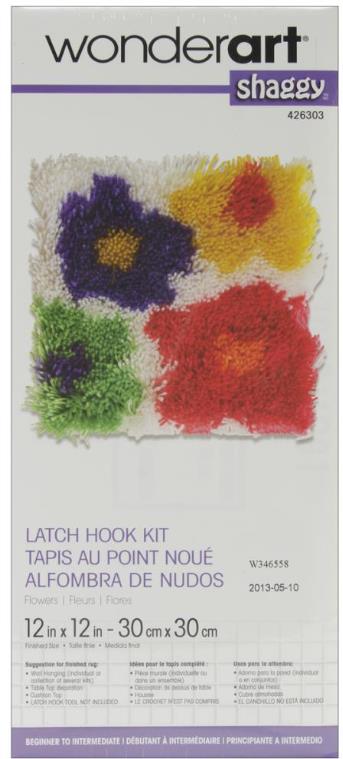 "Flowers" | Latch Hook Kit at Everything Latch Hook