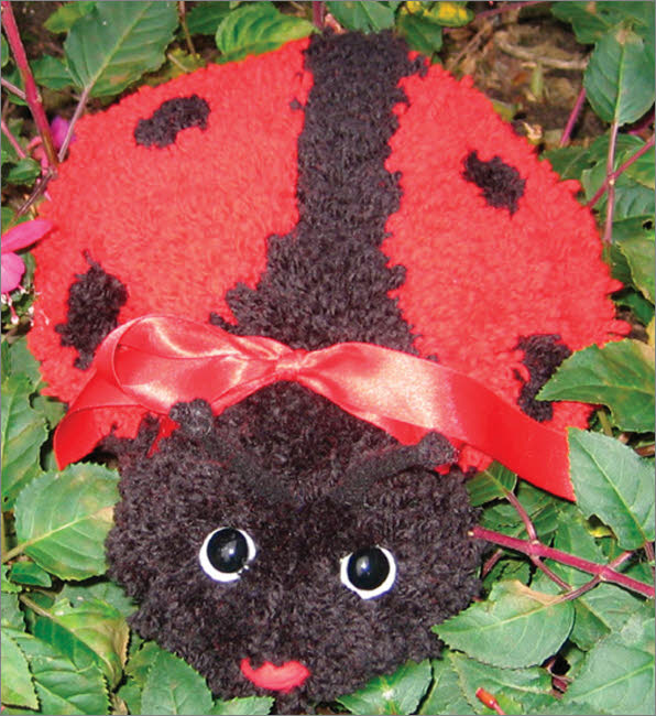 "Huggables Ladybug Stuffed Toy Latch Hook Kit"