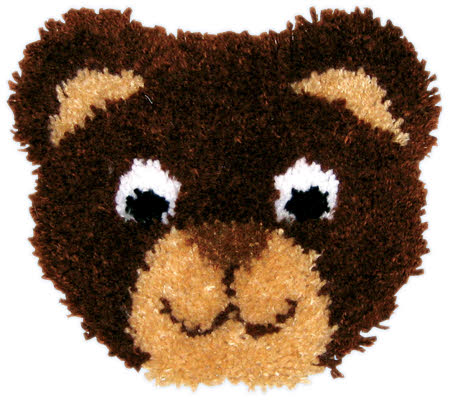 "Huggables Teddy Pillow" | Latch Hook Kit