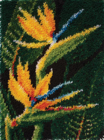 "Birds of Paradise" | Latch Hook Kit