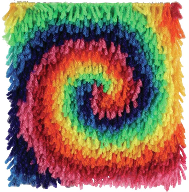 "Twirl" | Latch Hook Kit at Everything Latch Hook