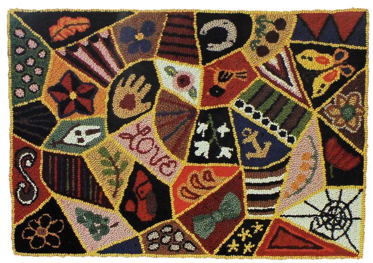 "Victorian Patches Heritage Kit" | Latch Hook Kit