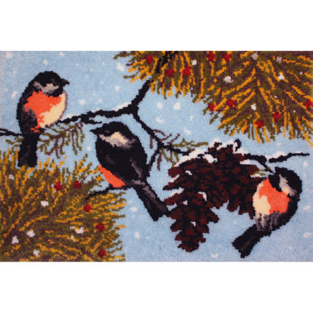 Winter Birds | Latch Hook Kit at Everything Latch Hook