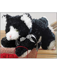 "Huggables Kitten Stuffed Toy Latch Hook Kit"