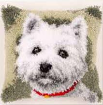 "Dog Latch Hook Cushion" | Latch Hook Kit