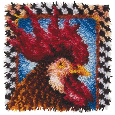 "Rooster" | Latch Hook Kit at Everything Latch Hook