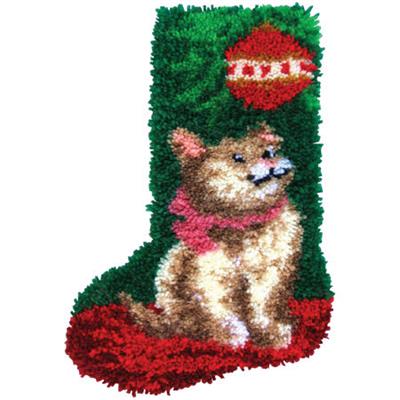 "Cat Stocking" | Latch Hook Kit